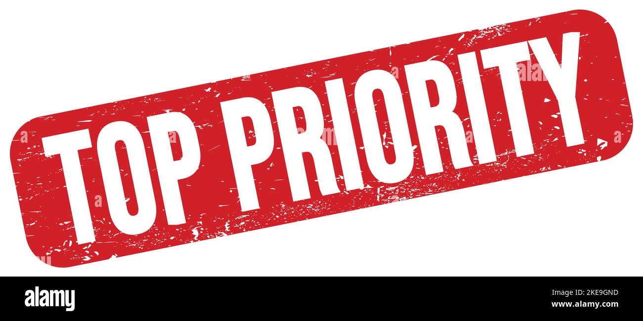 Top priority stamp Cut Out Stock Images & Pictures - Alamy
