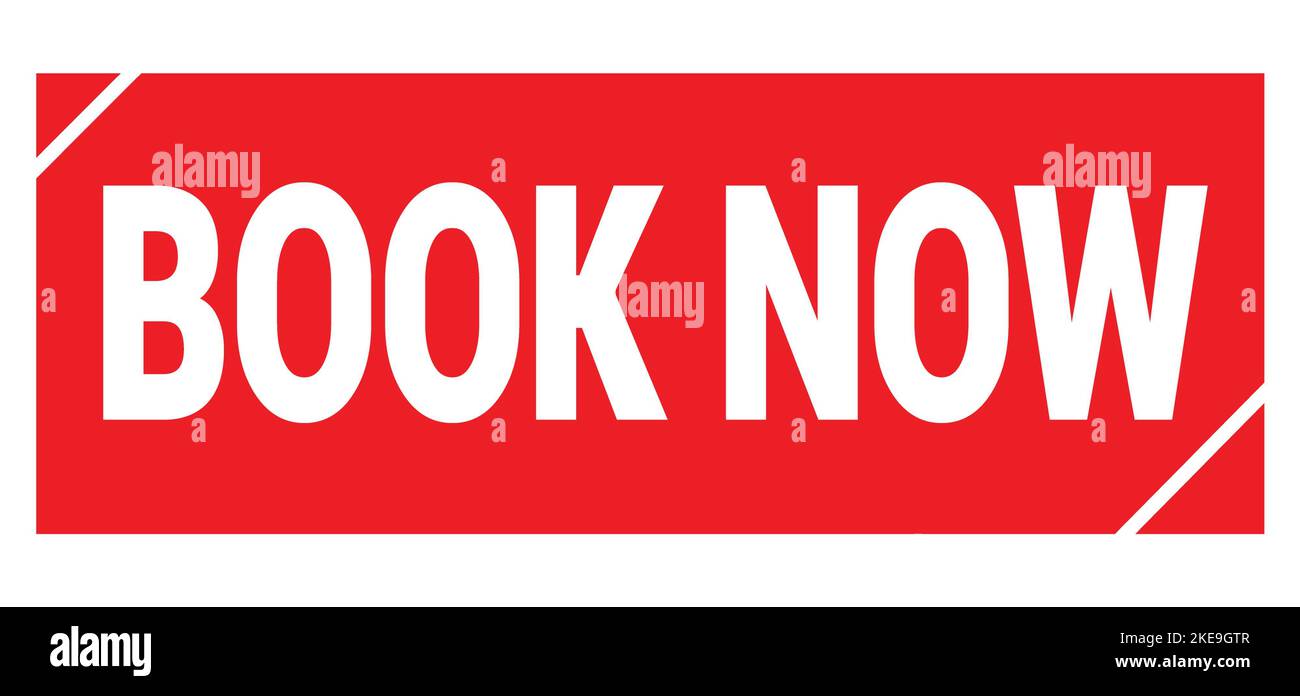 Book now stamp sign seal hi-res stock photography and images - Alamy