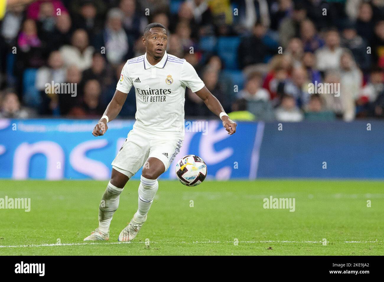 Madrid, Spain - 10/11/2022, David Alaba of Real Madrid during the ...