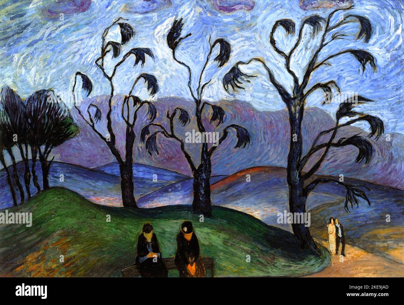 Marianne von Werefkin - Fantastic Landscape Stock Photo - Alamy