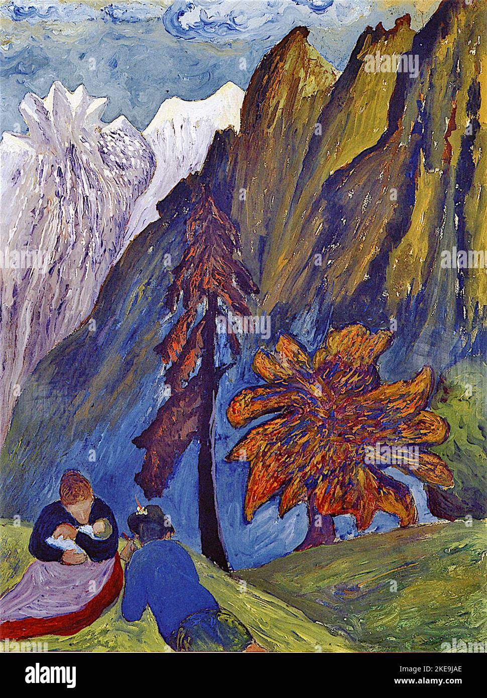 Marianne von Werefkin - Autumn Idyll - 1910 Stock Photo - Alamy