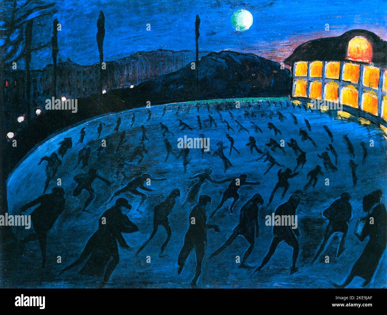 Marianne von Werefkin - Skaters - 1911 Stock Photo - Alamy