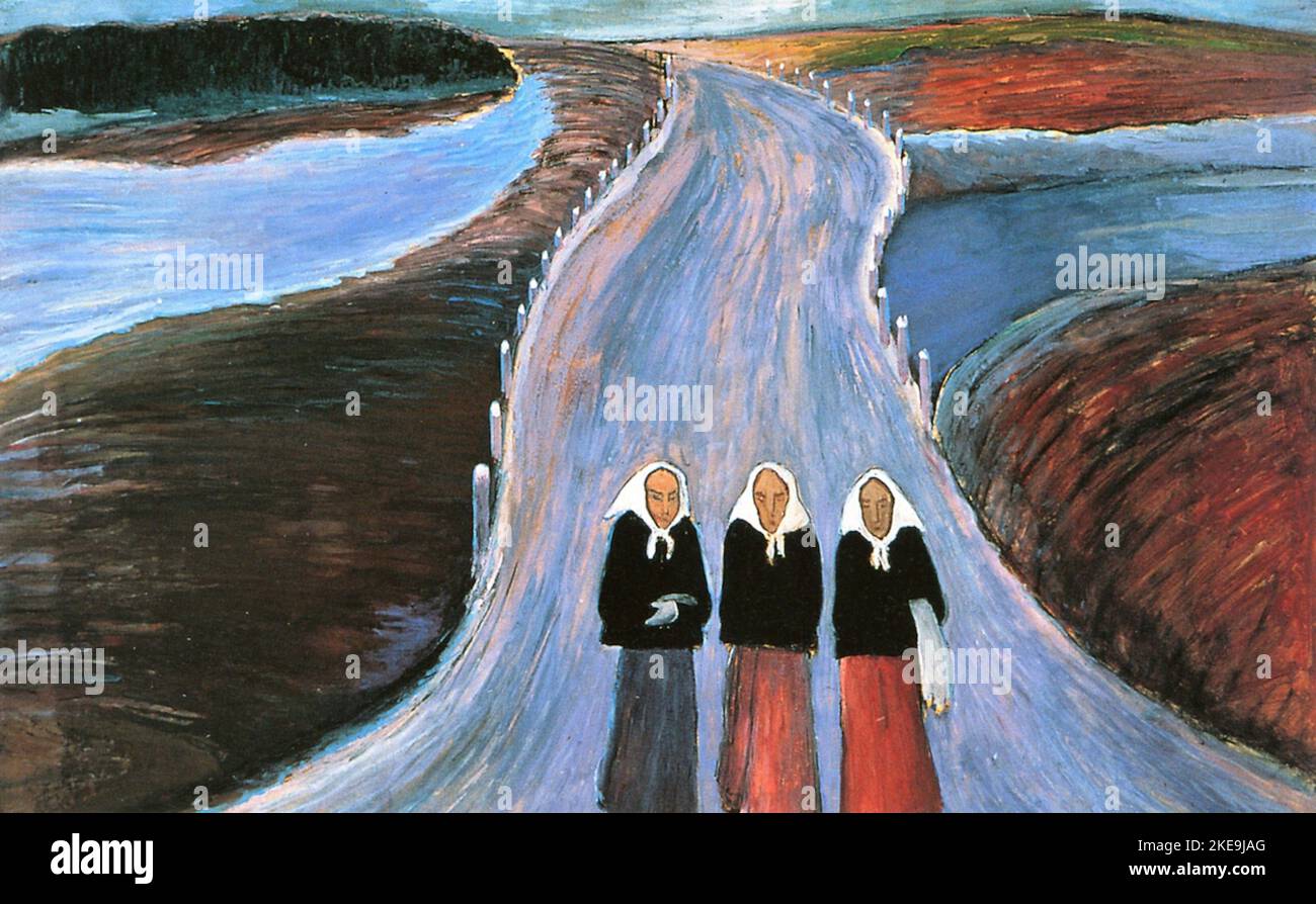 Gabriele Munter Portrait Of Marianne Von Werefkin