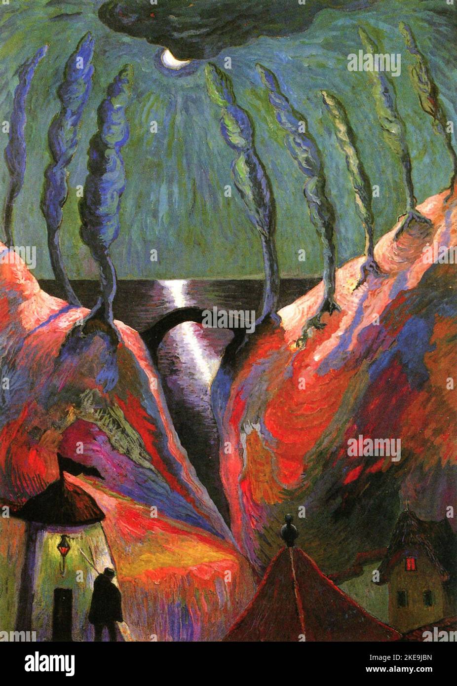 Marianne von Werefkin - Fantastic Night - 1917 Stock Photo - Alamy