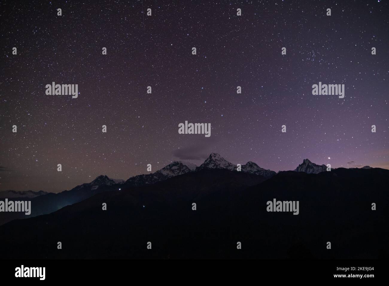 Early morning 3am shots of a Himalayas Stock Photo - Alamy