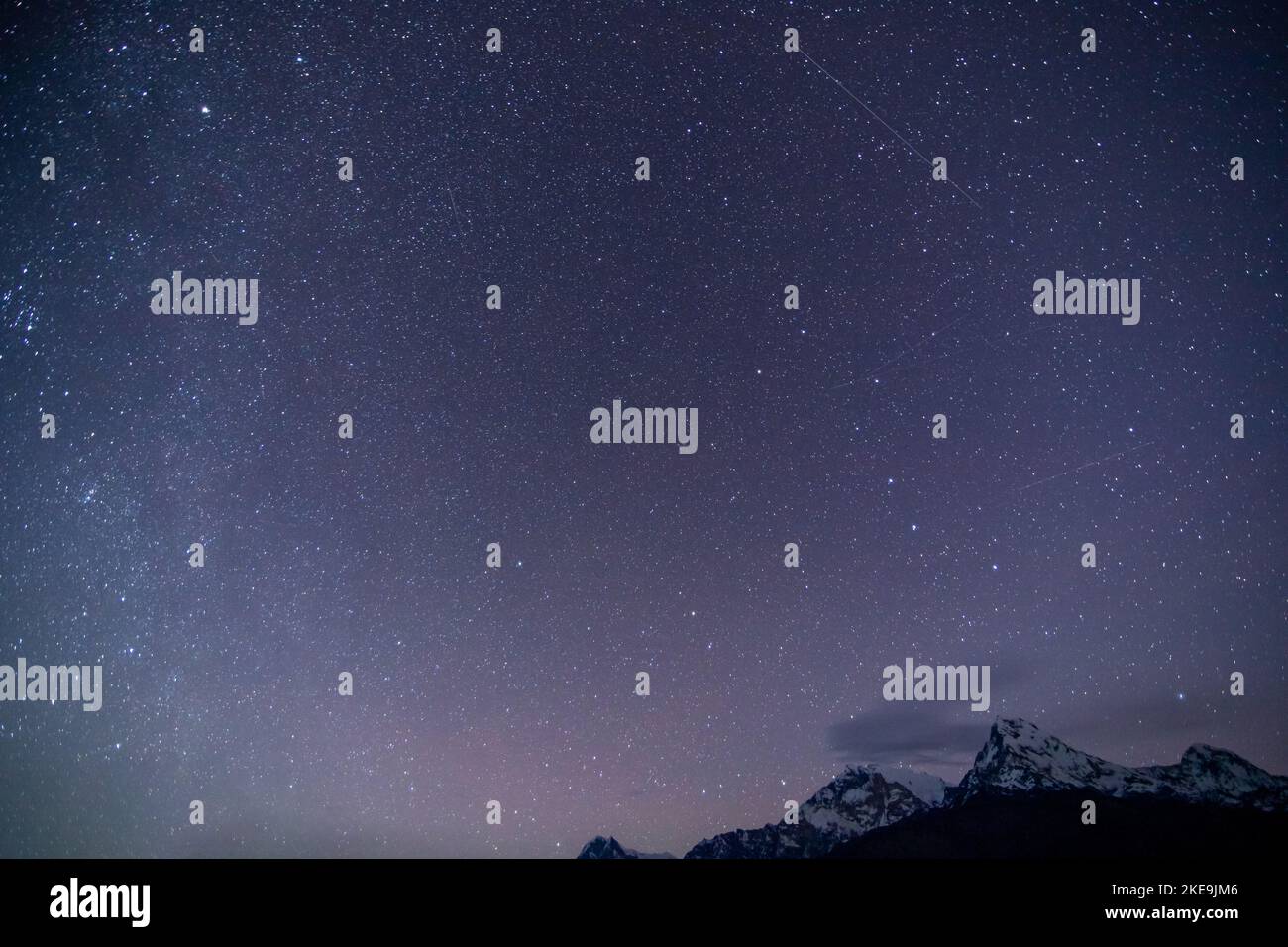 Early morning 3am shots of a Himalayas Stock Photo - Alamy