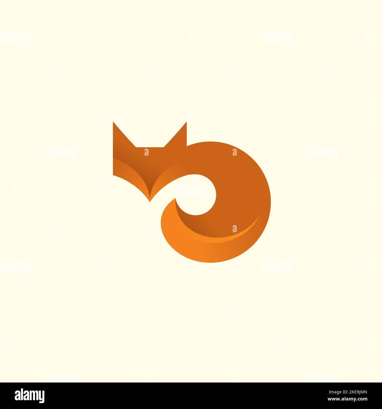 Fox Logo Vector Illustration. Fox Icon. Fox Abstract Vector Stock ...
