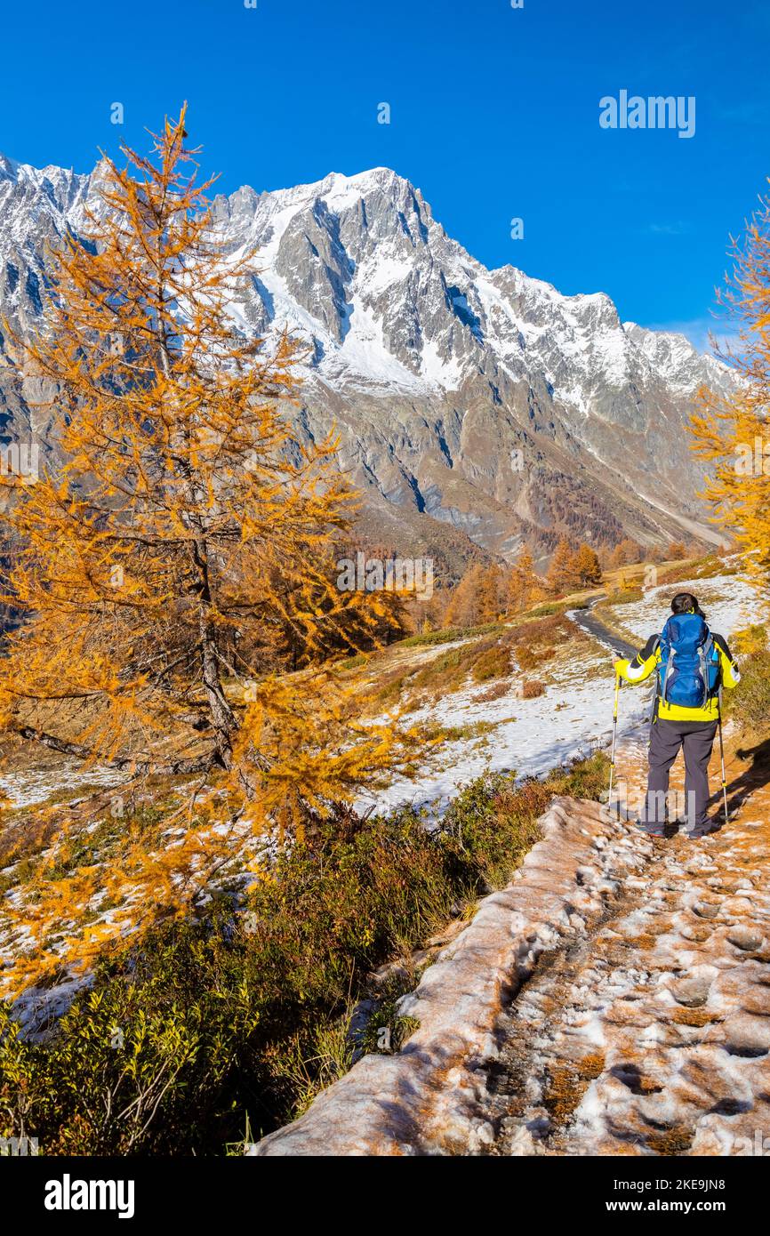 Pointe whymper poles hi-res stock photography and images - Alamy
