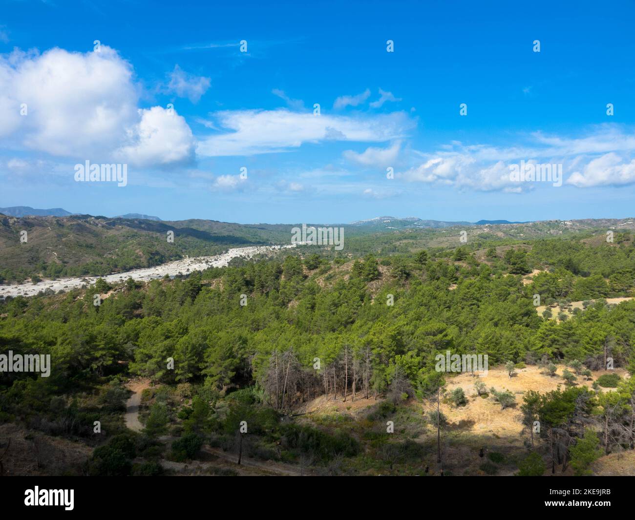 Rhodos blue forest hi-res stock photography and images - Alamy