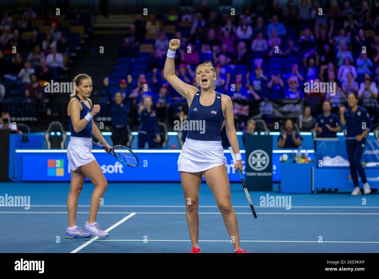 Glasgow, Scotland 10th November 2022. Team GB romp to a 3-0 win over ...