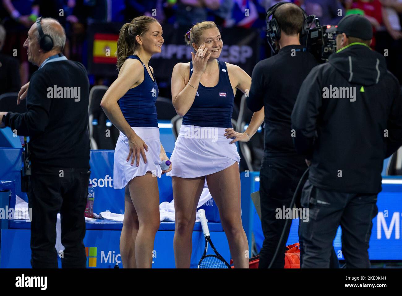 Glasgow, Scotland 10th November 2022. Team GB romp to a 3-0 win over ...