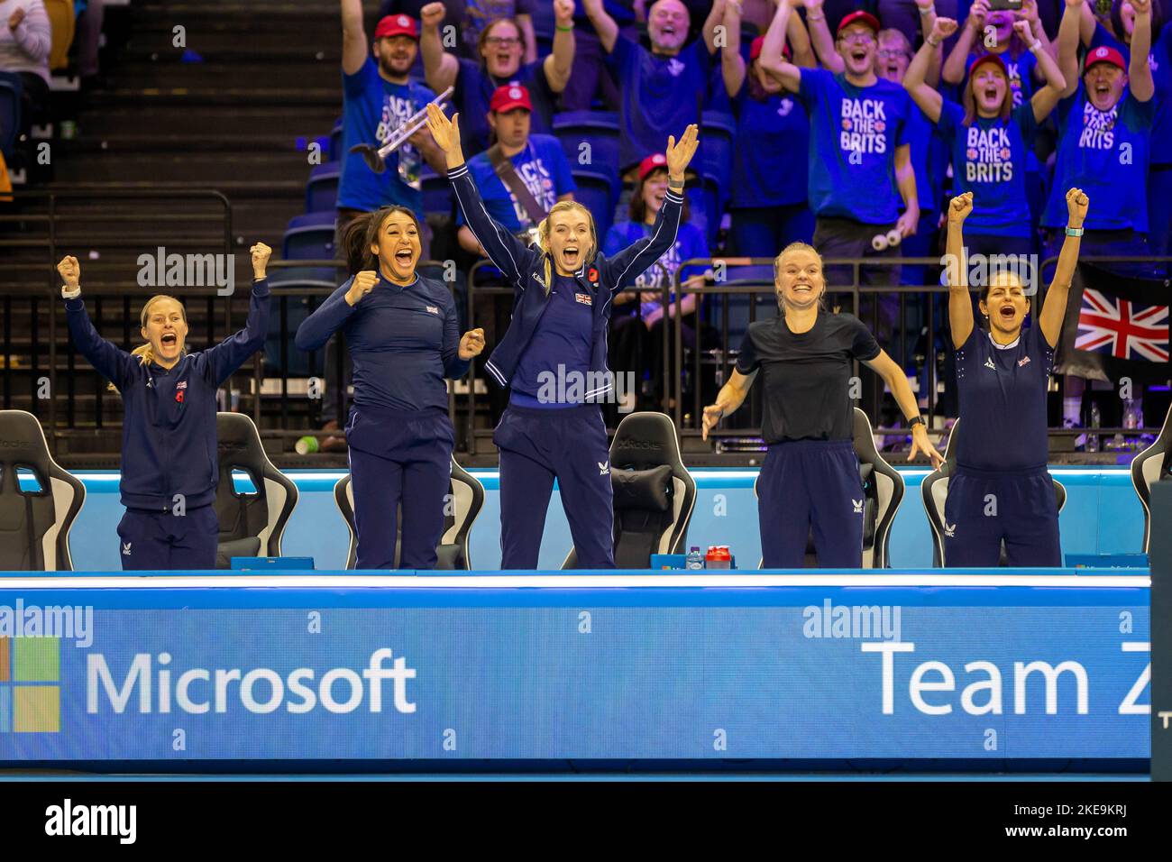 Glasgow, Scotland 10th November 2022. Team GB romp to a 3-0 win over ...