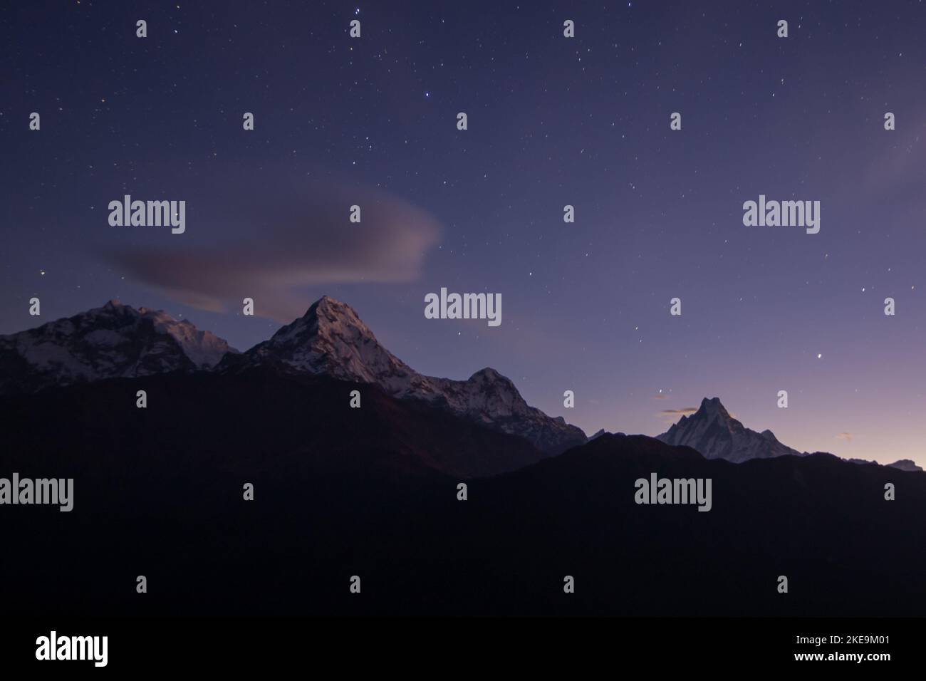 Early morning 3am shots of a Himalayas Stock Photo - Alamy