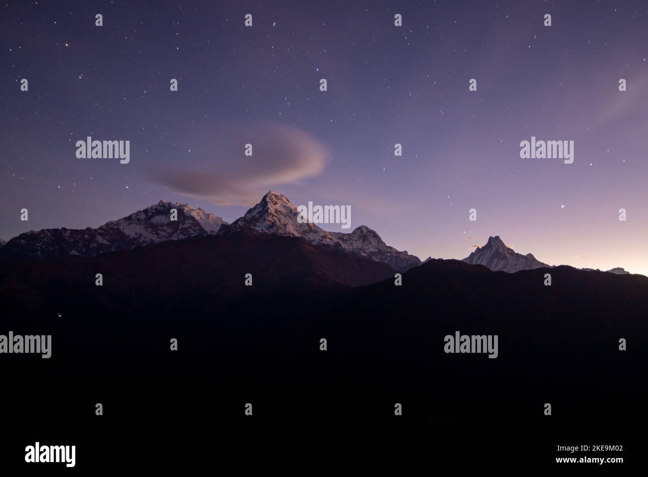 Early morning 3am shots of a Himalayas Stock Photo - Alamy