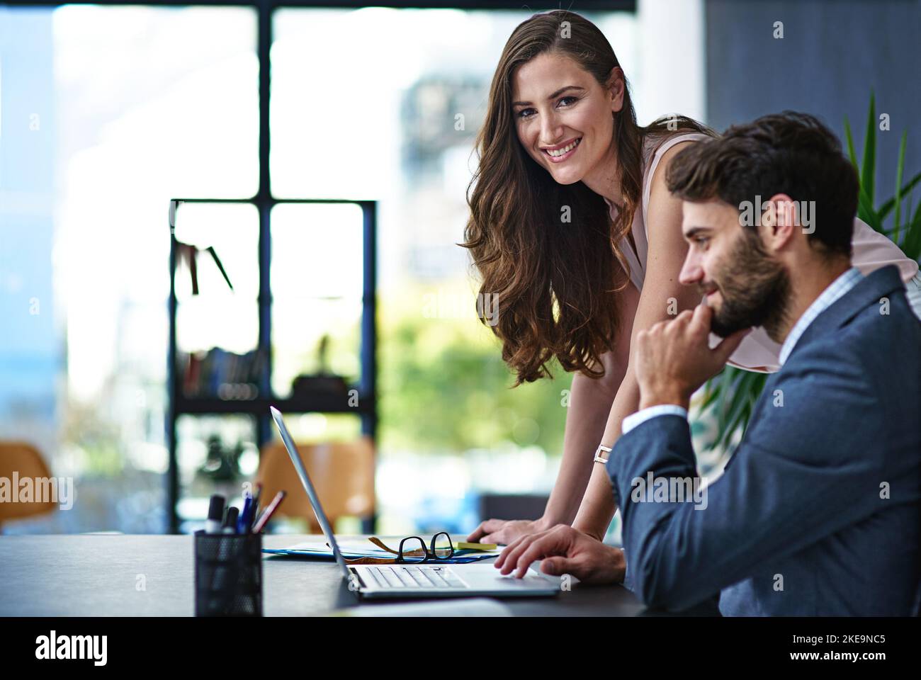 Working towards success portrait hi-res stock photography and images ...