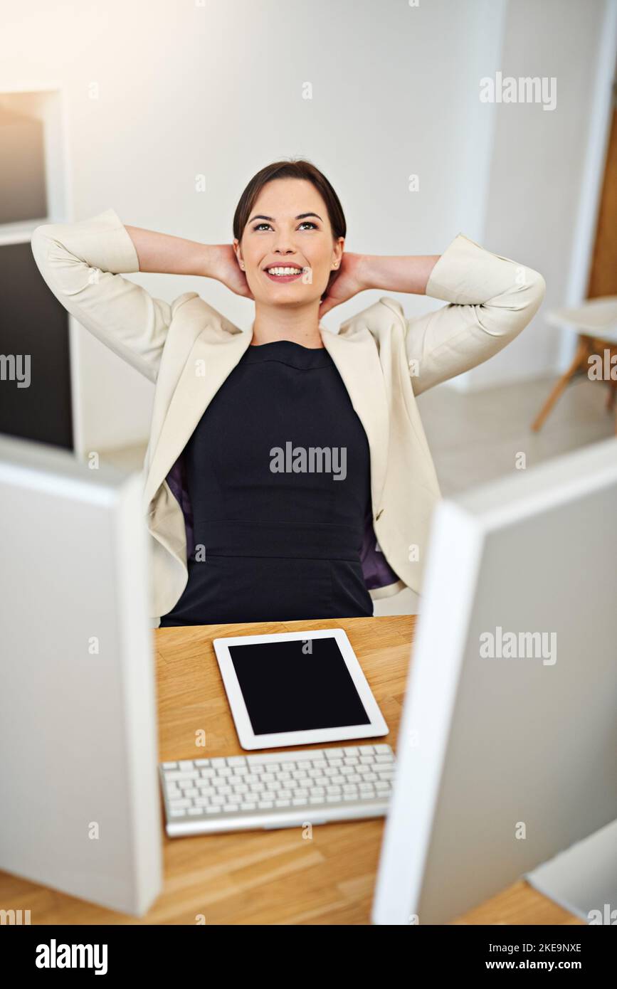 Happy work desk hi-res stock photography and images - Alamy