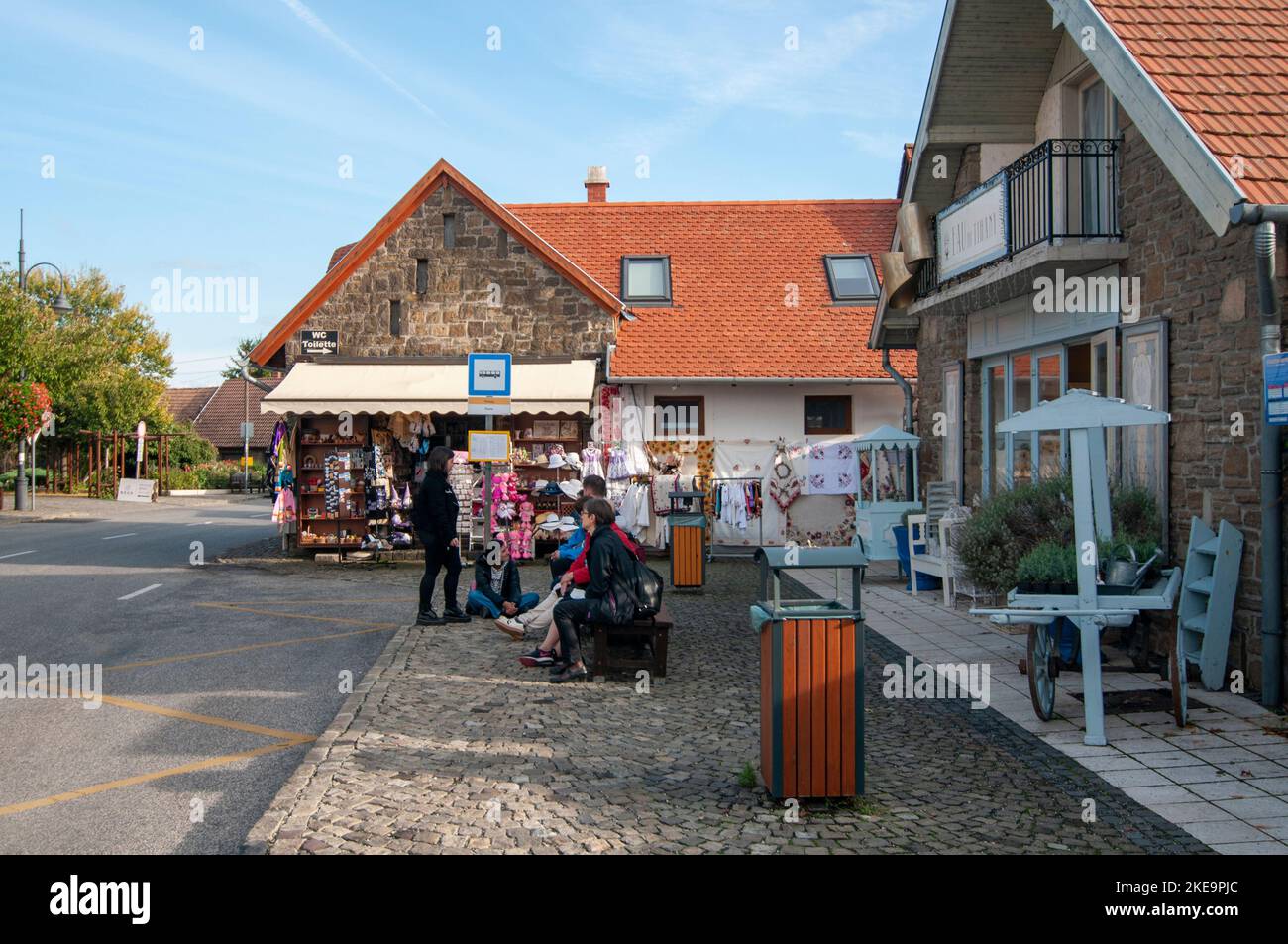 Tihany is a village on the northern shore of Lake Balaton on the Tihany ...