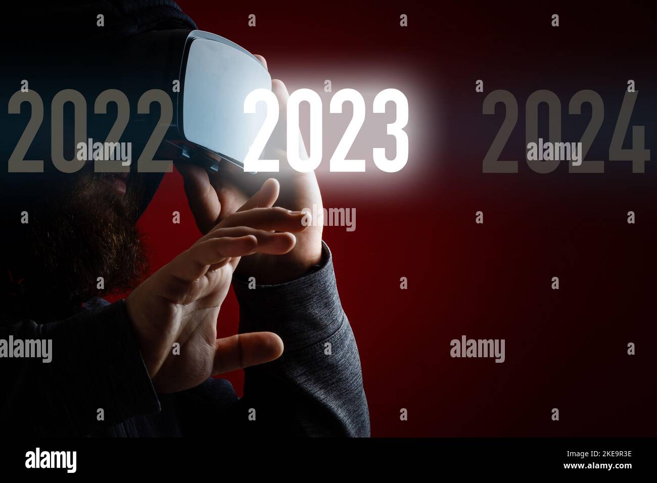 2023, virtualization technology with VR glasses, future, megatrends on ...