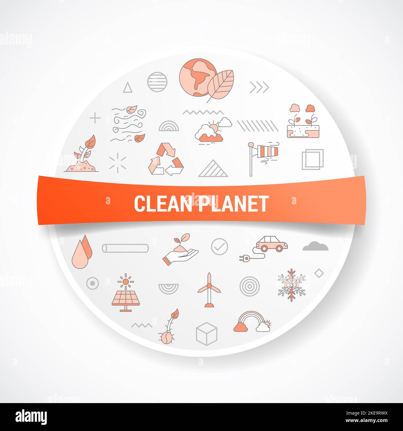 Save earth badge environmental hi-res stock photography and images - Alamy
