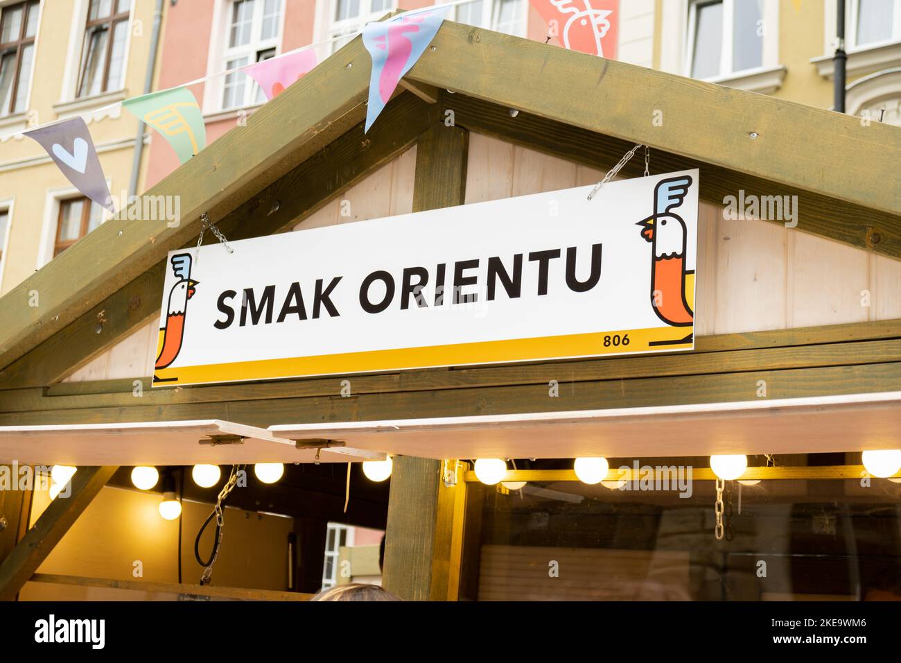 Gdansk, Poland - 9 August 2022 Polish culture Dominic's Fair in Gdansk ...