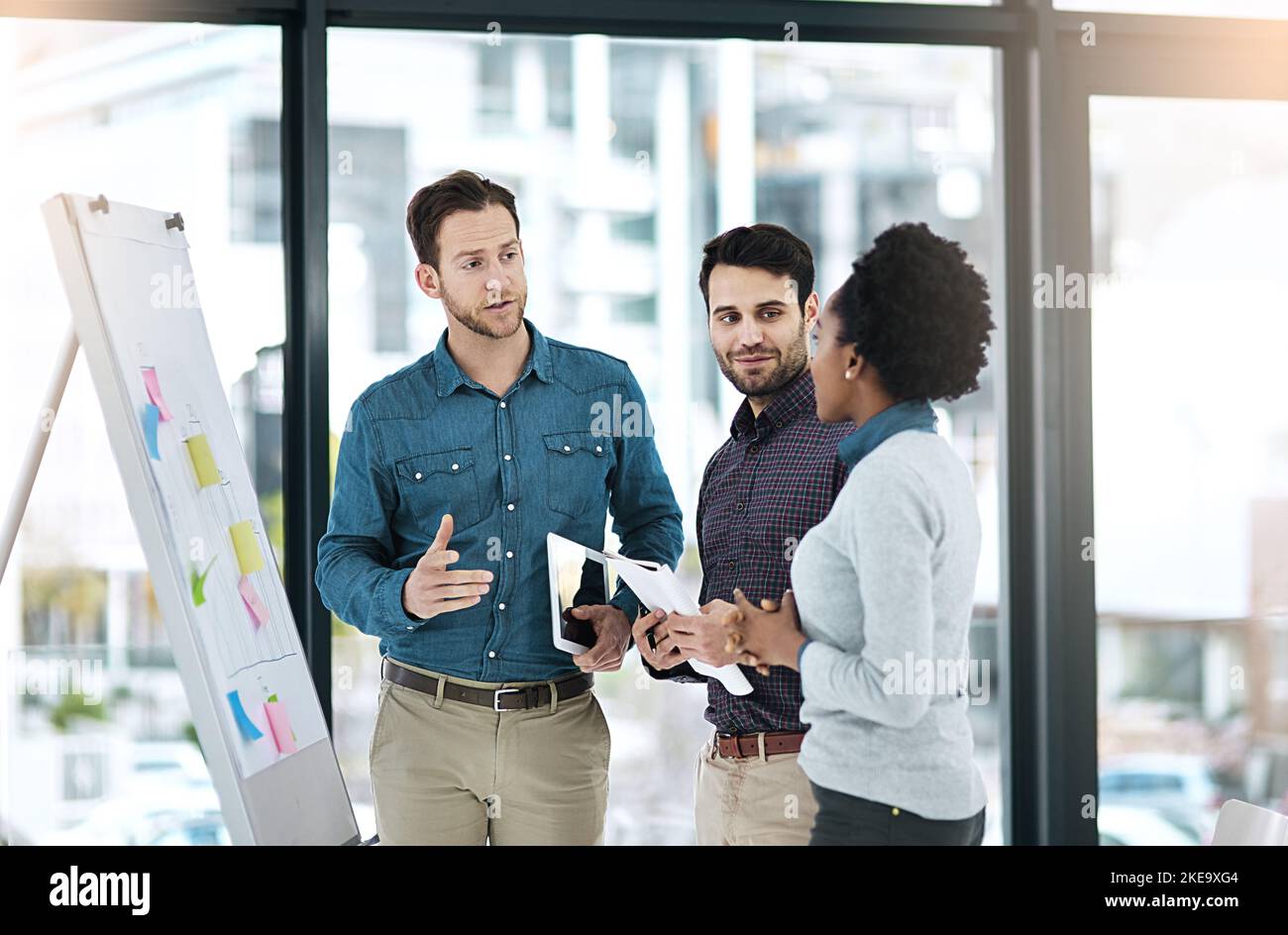 Colleagues office meeting big digital hi-res stock photography and ...