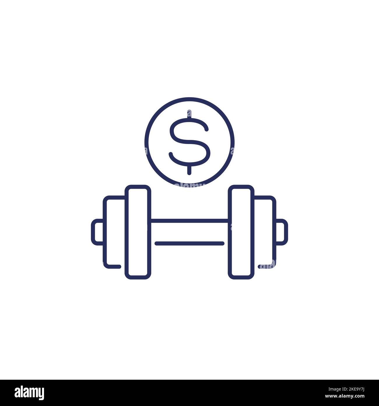 paid workout, training line icon Stock Vector Image & Art - Alamy