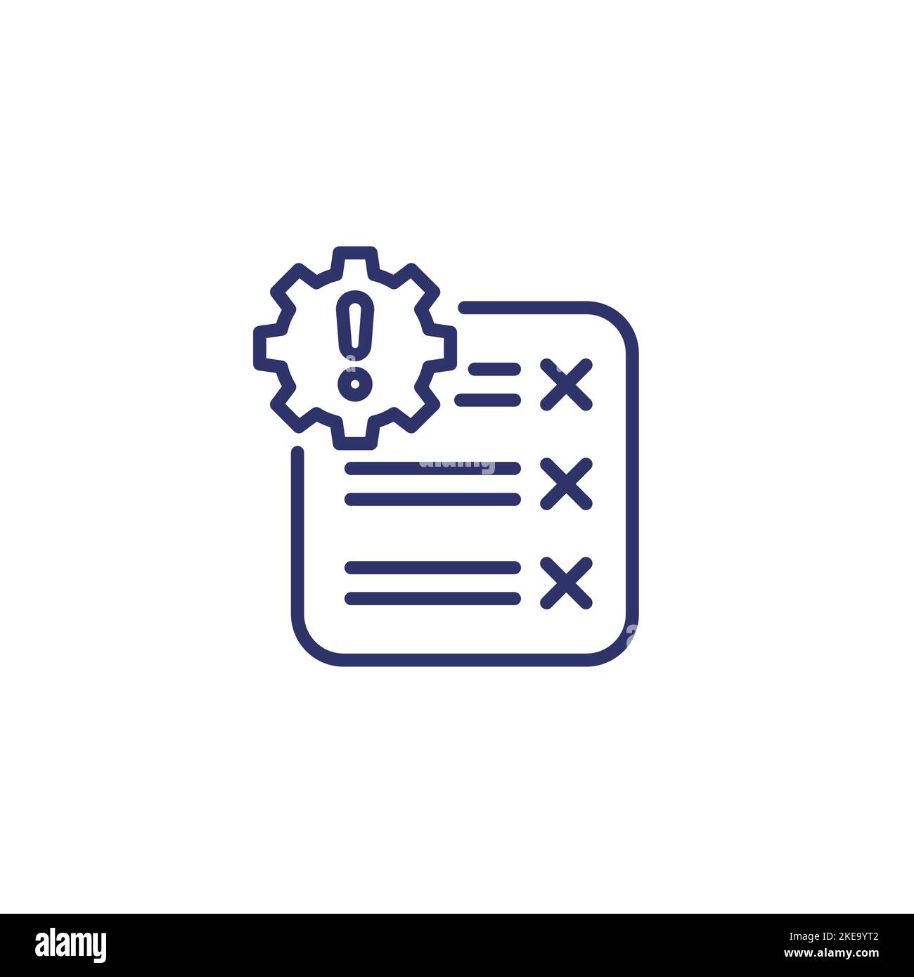 Check list symbol over white hi-res stock photography and images - Alamy