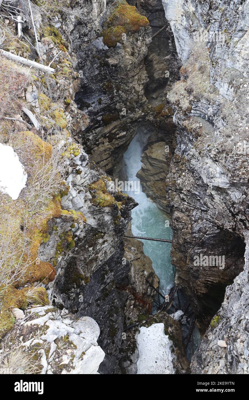 Marble Canyon Kootenay National Park Alberta Canada Stock Photo - Alamy