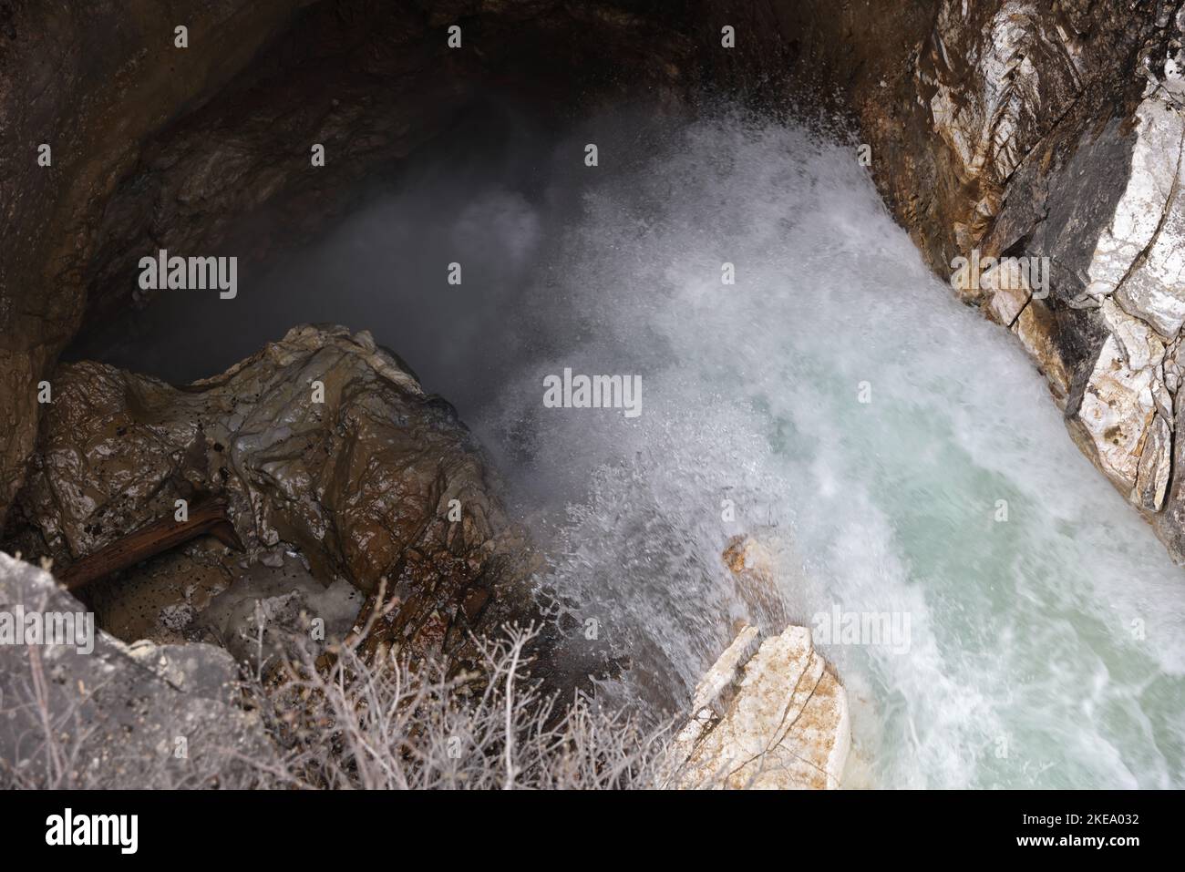 Marble Canyon Kootenay National Park Alberta Canada Stock Photo - Alamy
