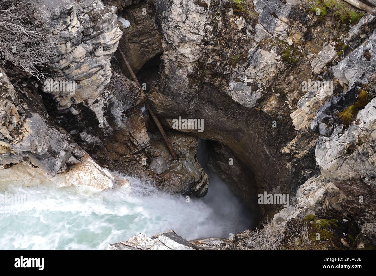 Marble Canyon Kootenay National Park Alberta Canada Stock Photo - Alamy