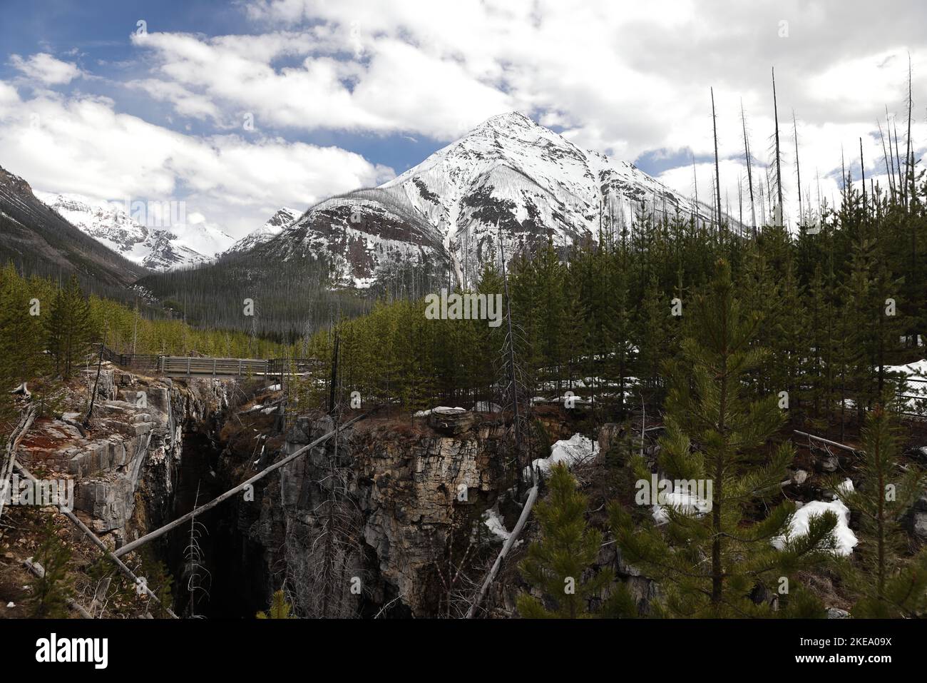 Marble Canyon Kootenay National Park Alberta Canada Stock Photo - Alamy