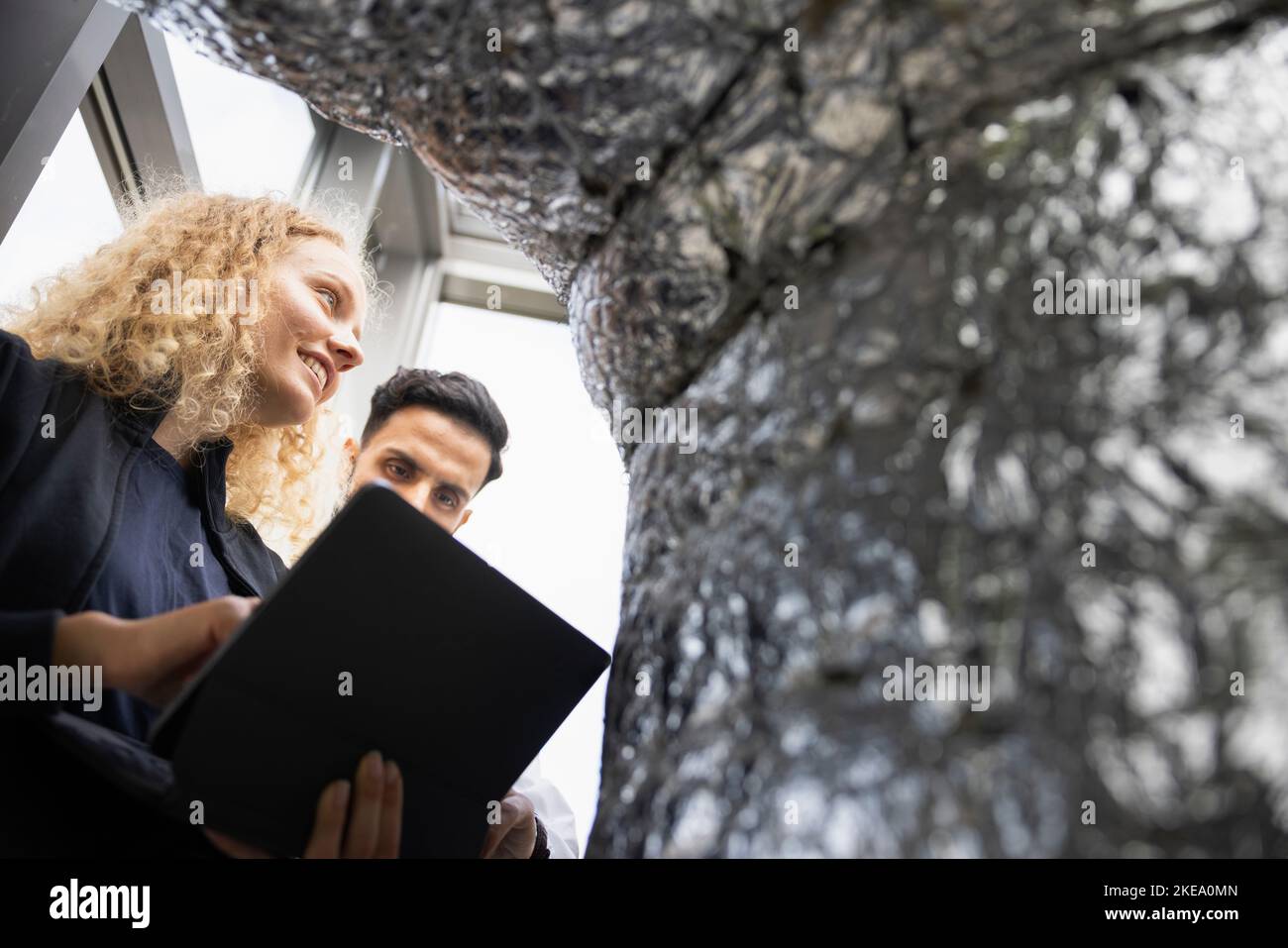Young technicians using digital tablet Stock Photo - Alamy Young technicians using digital tablet Stock Photo - Alamy