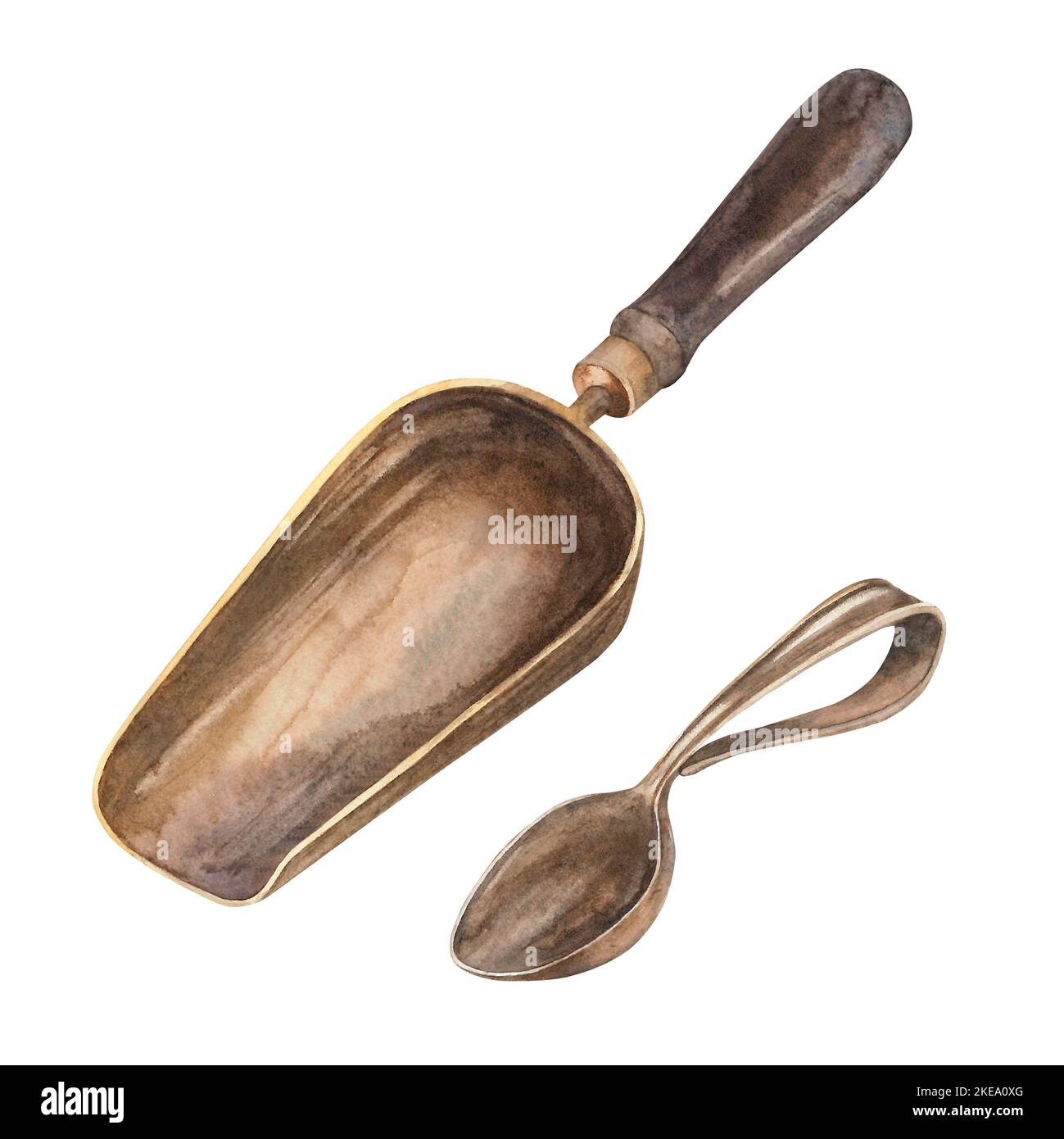 Spoon clipart hi-res stock photography and images - Alamy