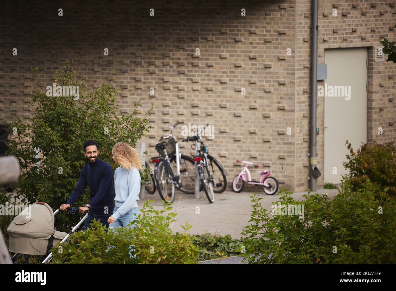 Walking with pram hi-res stock photography and images - Alamy