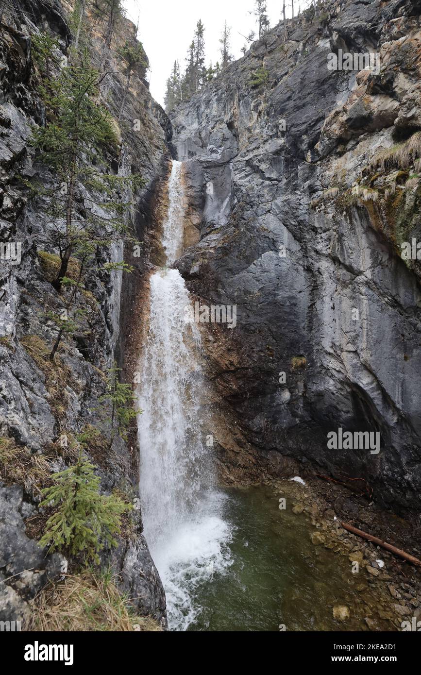 Silverton Falls Bow Valley Banff National Park Kanada Stock Photo - Alamy