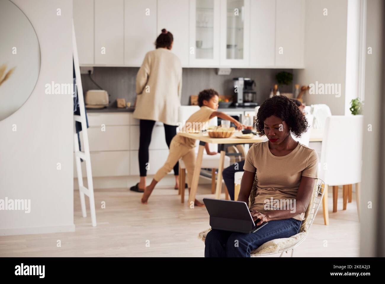 Group work residential home hi-res stock photography and images - Alamy