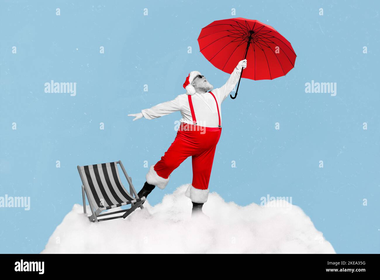 Creative photo 3d collage artwork poster postcard of fairy cartoon ...