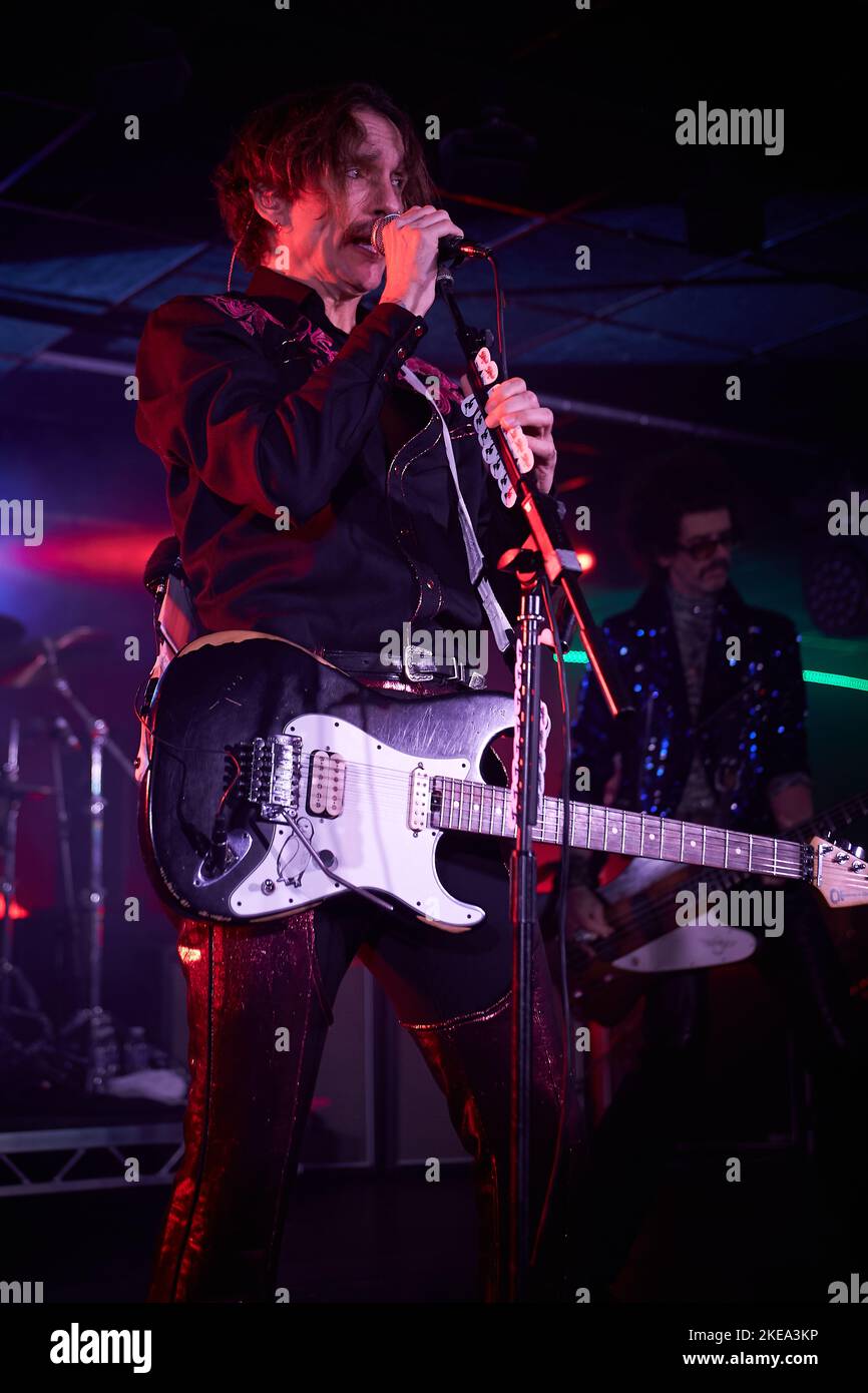 UK Rockers The Darkness, Performing live at Hard Rock Hell XV, November ...