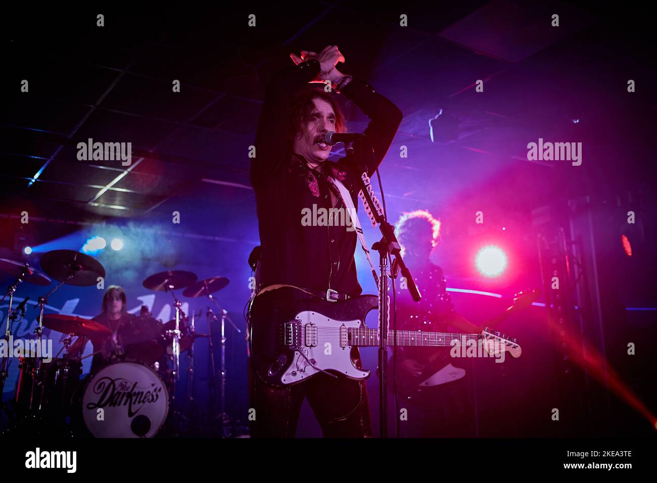 UK Rockers The Darkness, Performing live at Hard Rock Hell XV, November ...