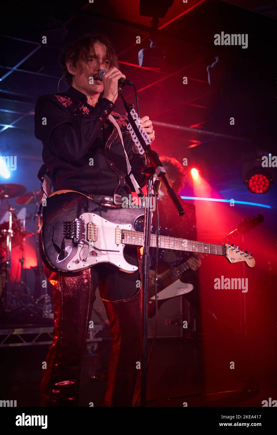 UK Rockers The Darkness, Performing live at Hard Rock Hell XV, November ...