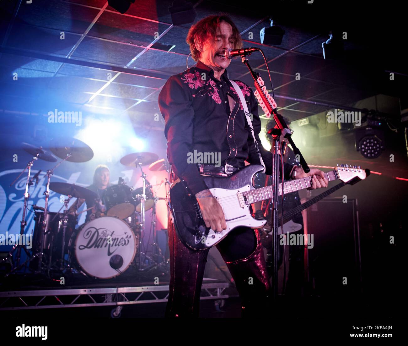 UK Rockers The Darkness, Performing live at Hard Rock Hell XV, November ...