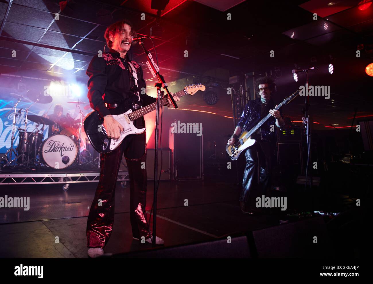 UK Rockers The Darkness, Performing live at Hard Rock Hell XV, November ...