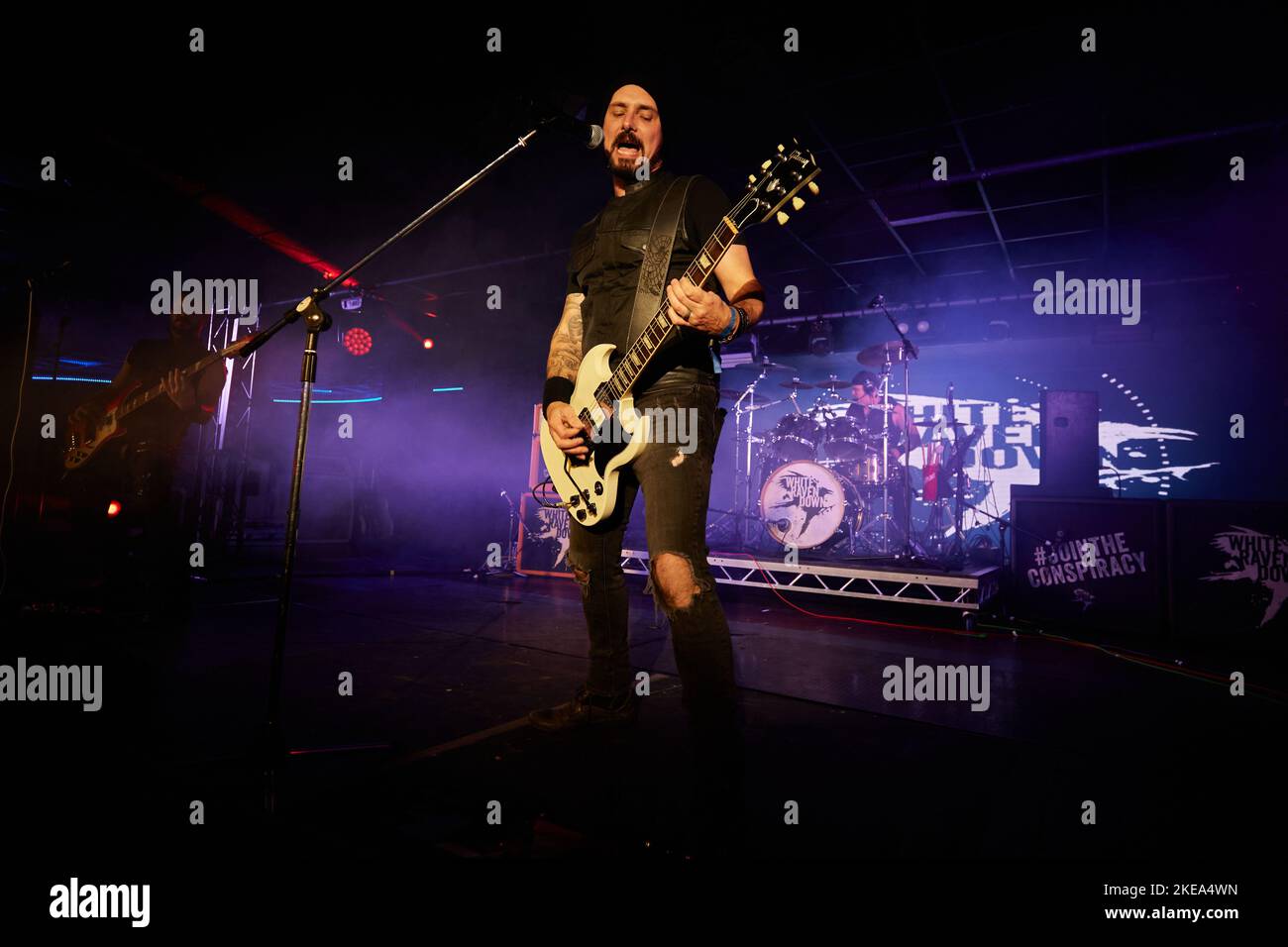 White Raven Down, Performing live at Hard Rock Hell XV, November 2022 ...