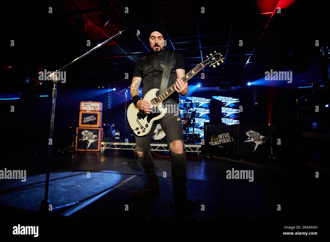 White Raven Down, Performing live at Hard Rock Hell XV, November 2022 ...