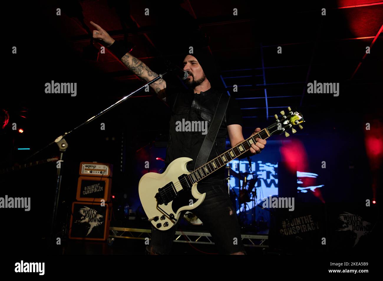 White Raven Down, Performing live at Hard Rock Hell XV, November 2022 ...