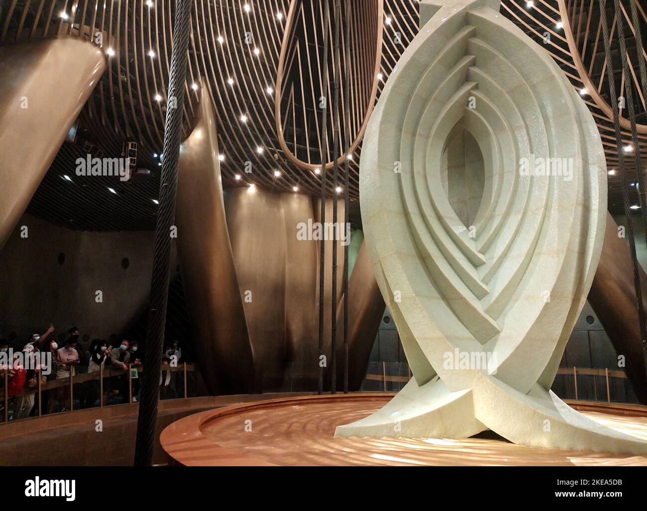 The Shanghai Huiyan Damper which is the heavest damper in the world in ...