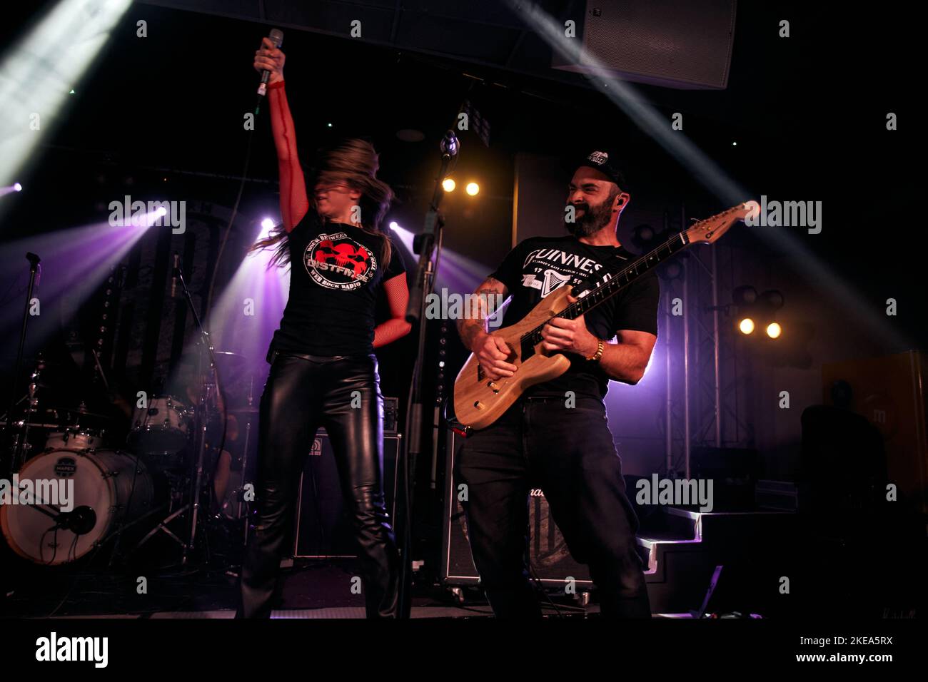 Cassidy Paris, Performing live with Wicked Smile at Hard Rock Hell XV ...