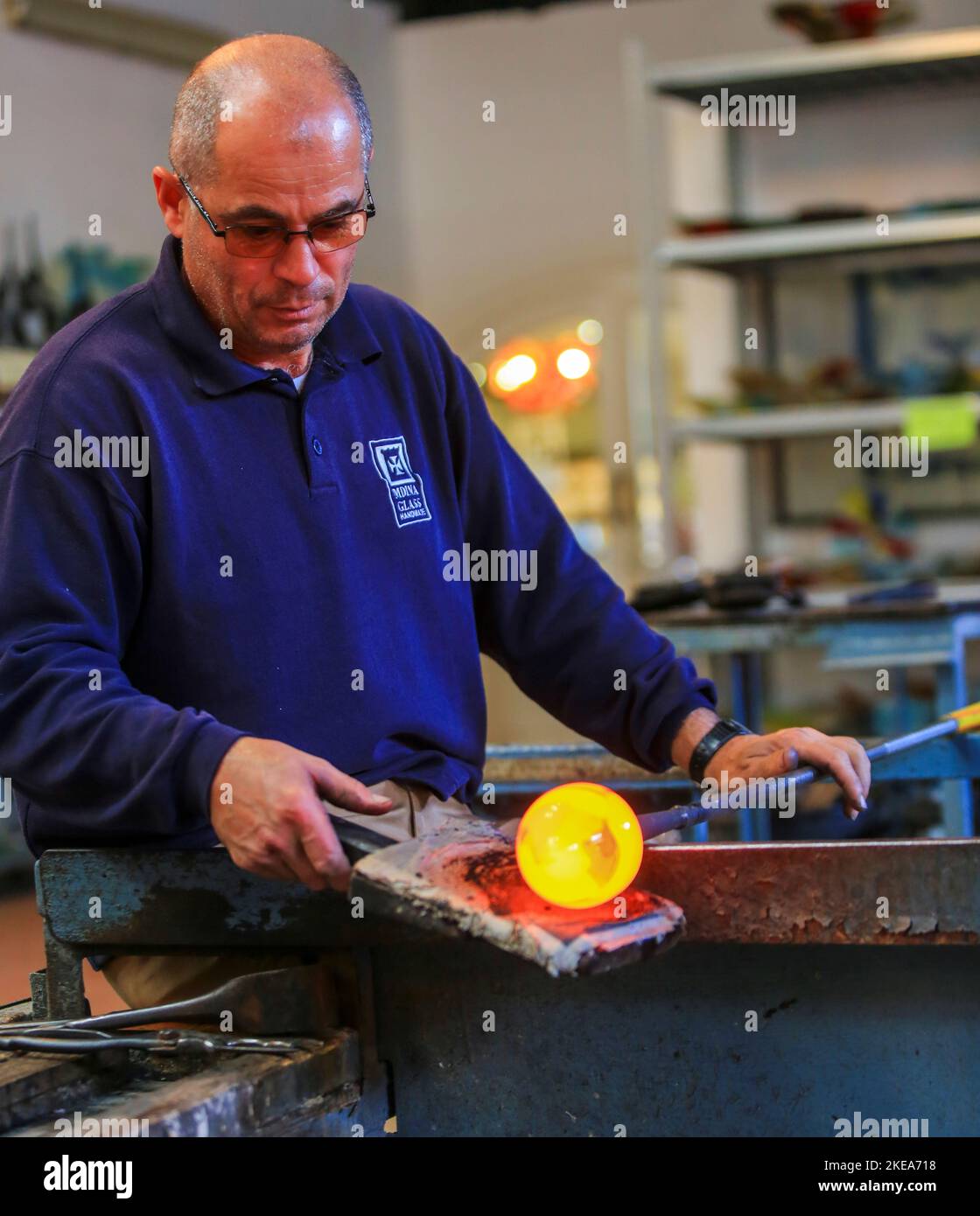 MDINA GLASS HANDMADE, Malta glassworks , the big glass work shope in ...