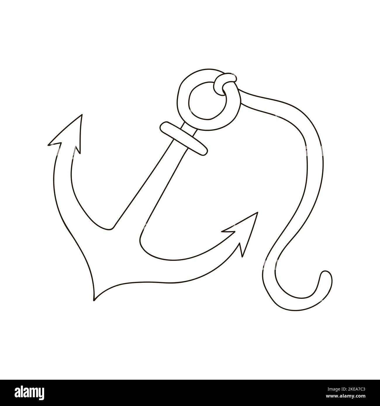 How To Draw An Anchor Step By Step Pictures Cool2bkids