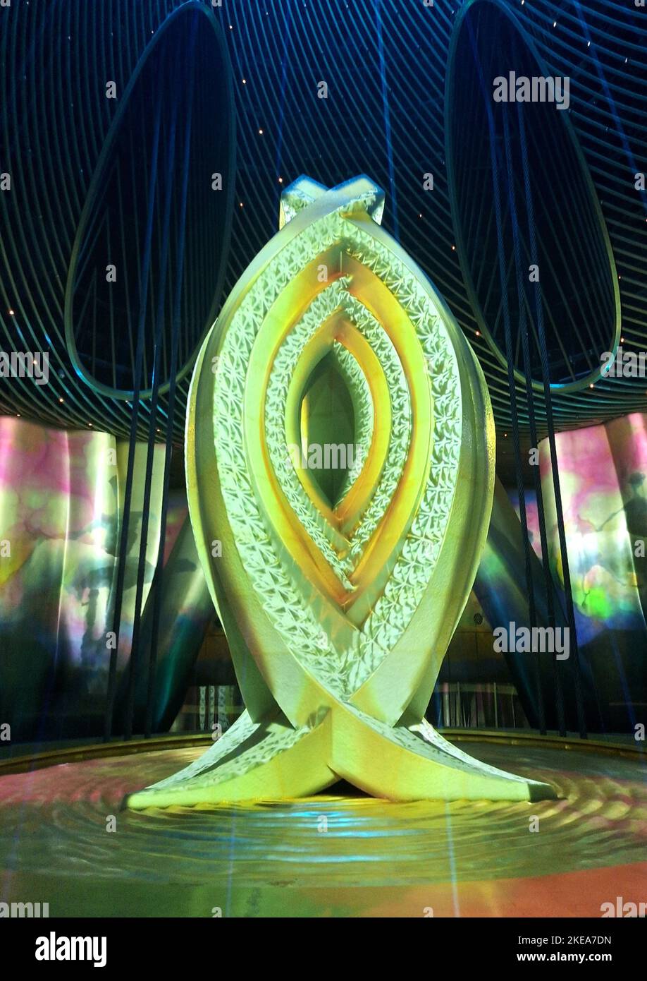 The Shanghai Huiyan Damper which is the heavest damper in the world in ...